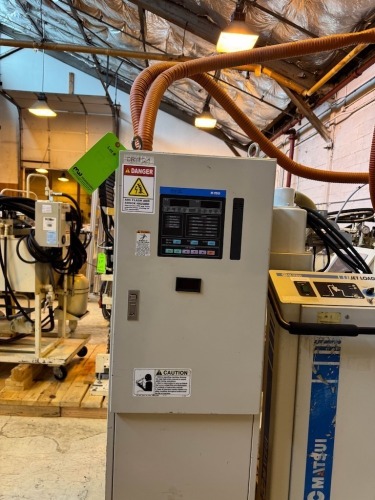 Matsui Material Dryer, Hopper & Matsui Jet Loader on Cart