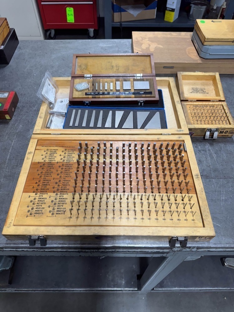 Lot of Guage Blocks, Angle Blocks and Pins